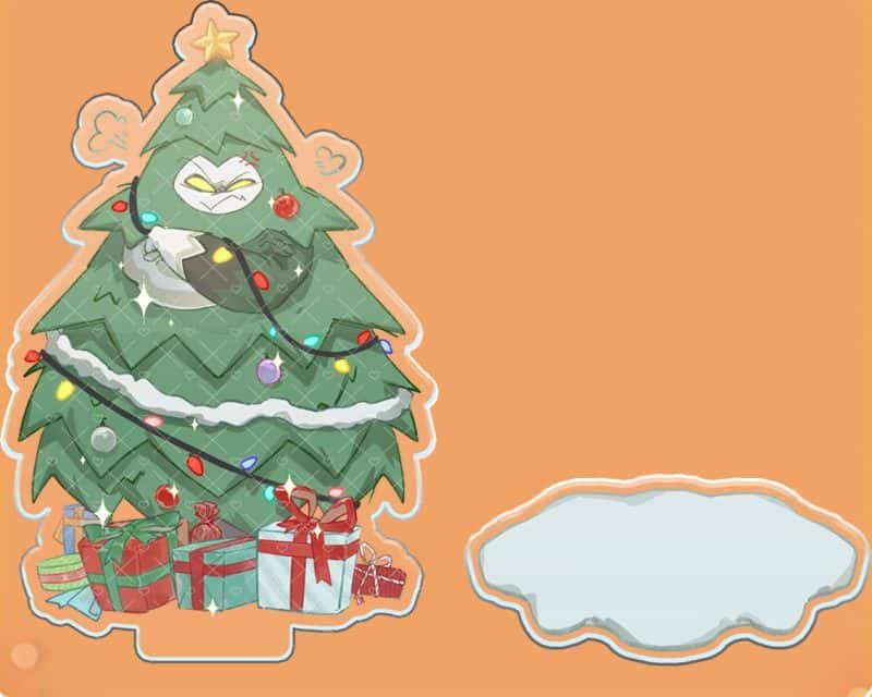 [Helluva Boss]Mammon Christmas Acrylic Standee – BrainJuiceArt