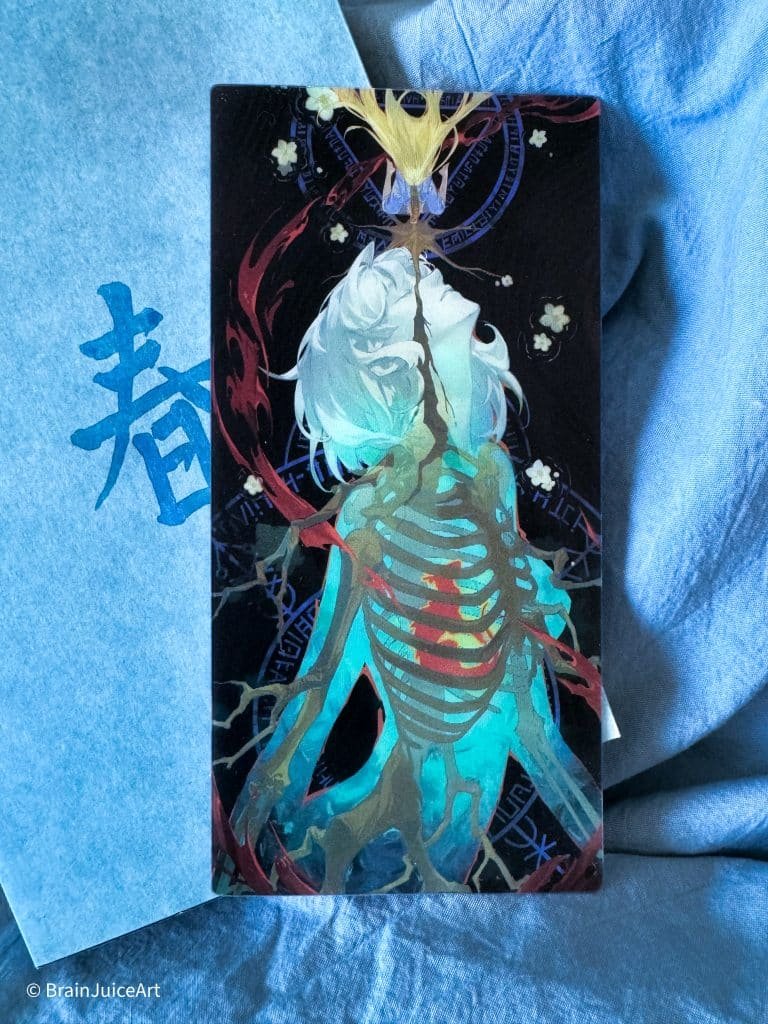Dungeon Meshi Falin Reborn lenticular card - BrainJuiceArt
